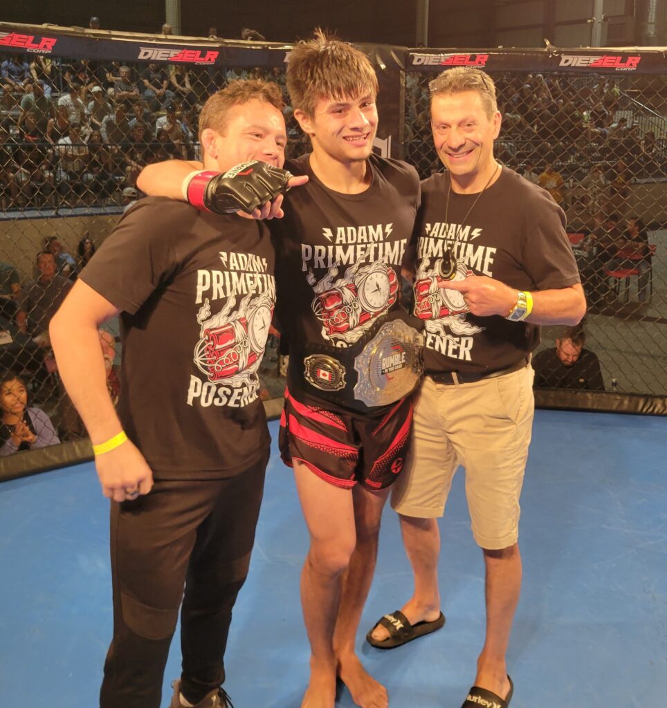 Adam Posener wins RITC MMA Title by RNC- Posener's MMA Vancouver ...