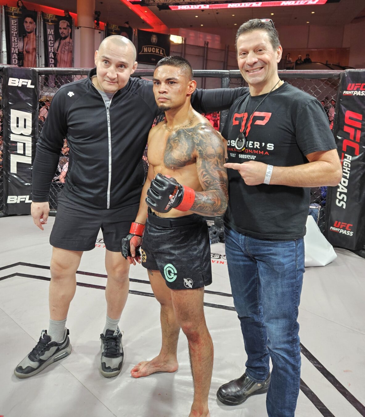 Adam Posener and Gio Platon Victorious